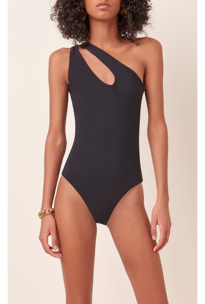 Deep Beach Siyah Sırt ve Tek Omuz Pencereli Mayo DB200517M Deep Beach Siyah Sırt ve Tek Omuz Pencereli Mayo DB200517M