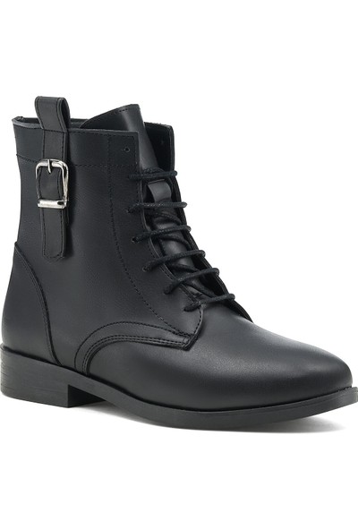 İnci Scarlett.z 1pr Siyah Kadın Düz Bot İnci Scarlett.z 1pr Siyah Kadın Düz Bot