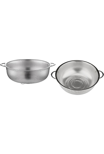 2x Süzgeç Sebze Elek Erişte Boşaltma Sepeti W / Kolları Mutfak 2x Süzgeç Sebze Elek Erişte Boşaltma Sepeti W / Kolları Mutfak