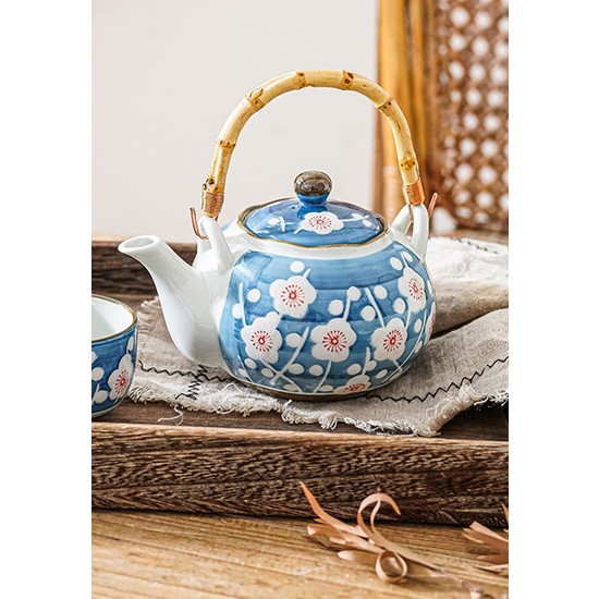 SLD Japon Çay Seti El Boyalı Seramik Çay Bardağı Kung Fu Fiyatı