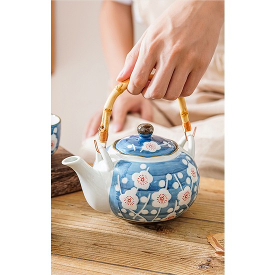 SLD Japon Çay Seti El Boyalı Seramik Çay Bardağı Kung Fu Fiyatı