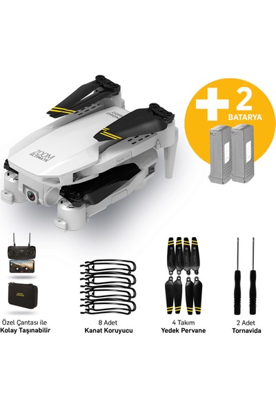Corby CX017 Wifi Çift Kameralı Katlanabilir 1080P Drone + 2 Bataryalı Set Corby CX017 Wifi Çift Kameralı Katlanabilir 1080P Drone + 2 Bataryalı Set