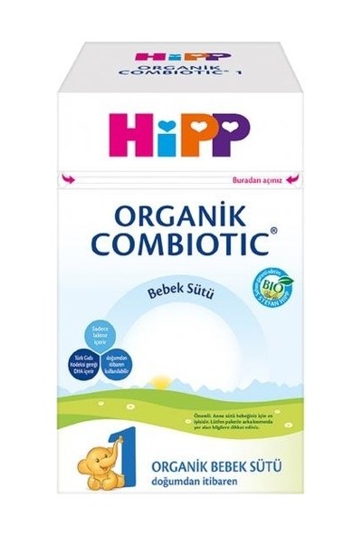 Hipp 1 Organik Combiotic Devam Sütü 800 gr Hipp 1 Organik Combiotic Devam Sütü 800 gr