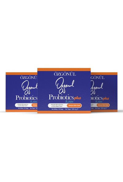 Özgönül Probiotics Plus&zinc 3'lü Özgönül Probiotics Plus&zinc 3'lü
