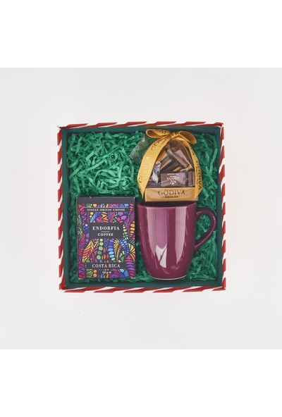 Marka Kupa Sever Hedıyesı Kırmızı Füme Kutu