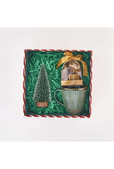 Marka Yesıl Kupalı Yılbası Hedıyesı Pembe Kutu