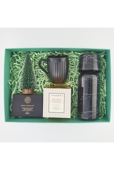 Marka Siyah Severlere Tasarım Yılbası Hedıyesı Kutu