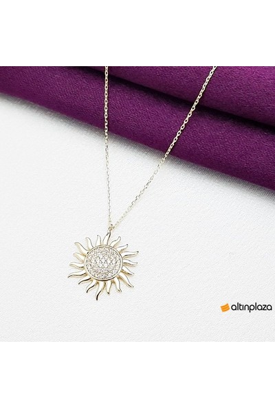 Altın Plaza 14 Ayar Altın Güneş Modeli Altın Kolye KL2488 Altın Plaza 14 Ayar Altın Güneş Modeli Altın Kolye KL2488