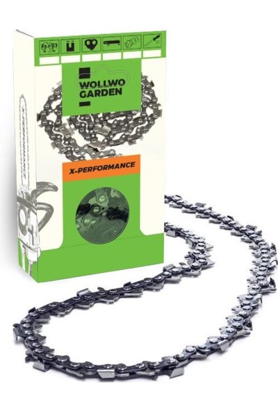 Wollwo Garden 3/25 36 Diş 1.3 mm GSH51 Motorlu Testere Zinciri Köşeli Wollwo Garden 3/25 36 Diş 1.3 mm GSH51 Motorlu Testere Zinciri Köşeli