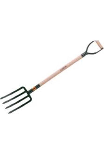 Yaparlar 4 Diş Çatal Bel Küreği Saplı
