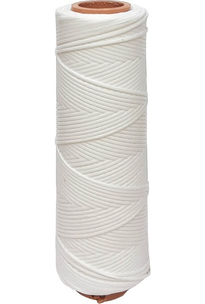 Hayalperest Boncuk Beyaz Mumlu Iplik 10 mt Hayalperest Boncuk Beyaz Mumlu Iplik 10 mt