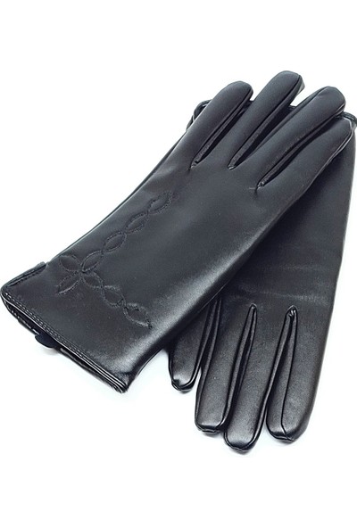 Kadın Deri Eldiven Standart Beden