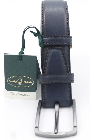 Quality Palaska Deri El Yapımı Lacivert Kemer Quality Palaska Deri El Yapımı Lacivert Kemer