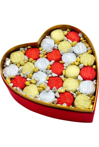 Adnan Efendi Sevgililer Günü Çikolata Kutusu Özel Yaldızlı