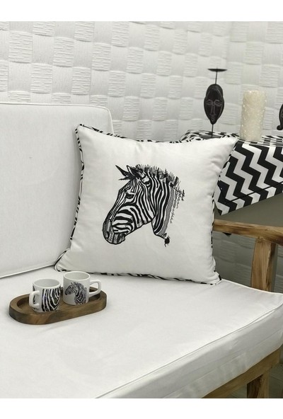 Fi Atelier Zebra Figürlü Kırlent