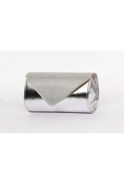 Defnella Kadın Simli Abiye Portföy & Clutch El Çantası 19X11 cm Defnella Kadın Simli Abiye Portföy & Clutch El Çantası 19X11 cm