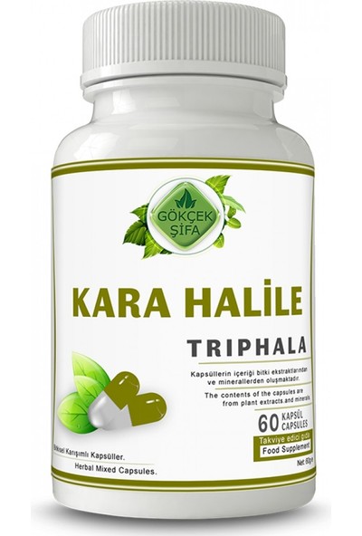 Gökçek Şifa Karahalile Kapsül 60 Kapsül X1000MG