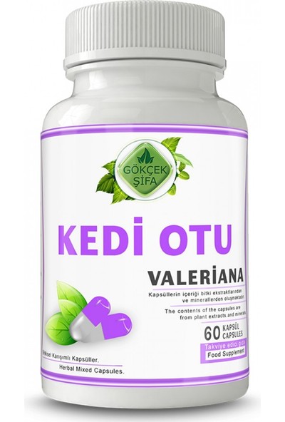 Gökçek Şifa Kedi Otu Kapsül 60 Kapsül X1000MG