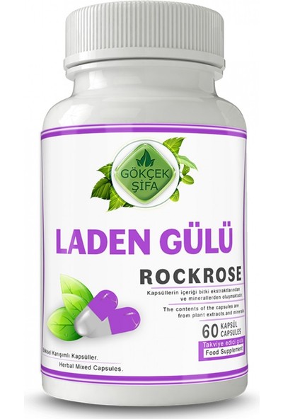 Gökçek Şifa Laden Gülü Kapsül 60 Kapsül X1000MG Gökçek Şifa Laden Gülü Kapsül 60 Kapsül X1000MG