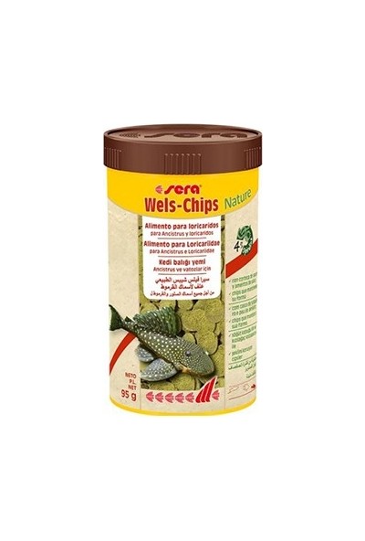 Sera Wels Chips Nature – 250 ml Sera Wels Chips Nature – 250 ml