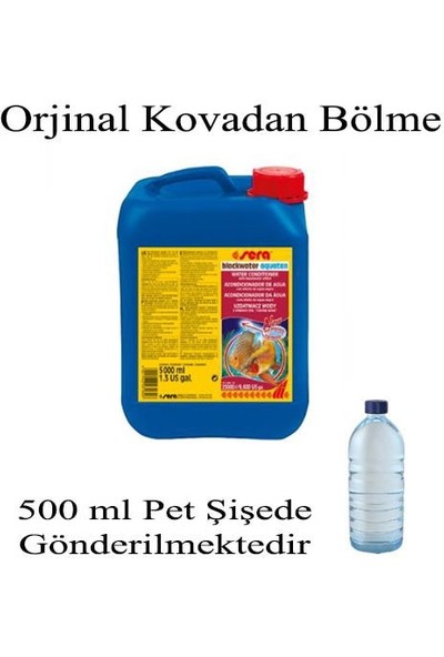Sera Black Water Aquatan 500 ml (Kovadan Bölme)