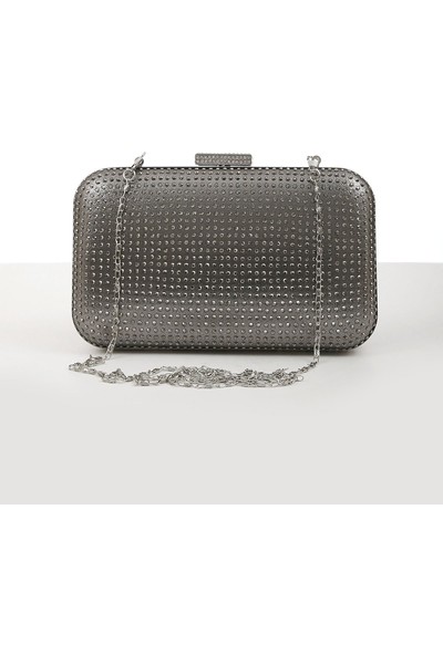 Çakıcı CKC-C0859-1 Kadın Taş Kaplı Kasalı Kutu Çanta