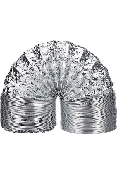 Badem10 Telli Kopmayan Davlumbaz Baca Flexible Aspiratör Borusu 3 Metre Badem10 Telli Kopmayan Davlumbaz Baca Flexible Aspiratör Borusu 3 Metre