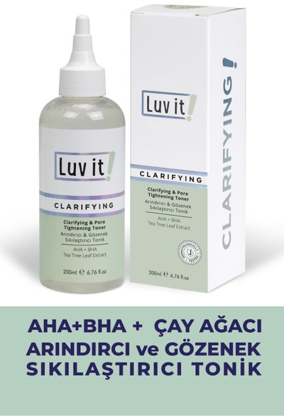 Luv It! Arındırıcı ve Gözenek Sıkılaştırıcı Tonik 200 ml