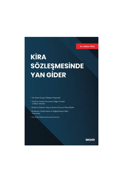 Kira Sözleşmesinde Yan Gider - Gülce Yüce