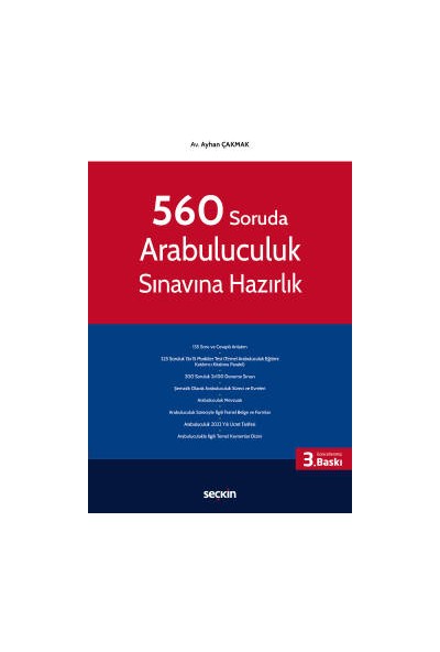 560 Soruda Arabuluculuk Sınavına Hazırlık - Ayhan Çakmak 560 Soruda Arabuluculuk Sınavına Hazırlık - Ayhan Çakmak