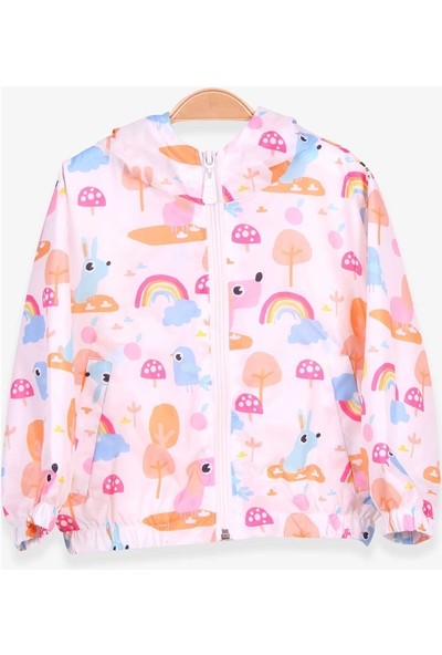 Breeze Kız Çocuk Yağmurluk Doğa Desenli Beyaz Soft Giyim (1-6 Yaş) Breeze Kız Çocuk Yağmurluk Doğa Desenli Beyaz Soft Giyim (1-6 Yaş)