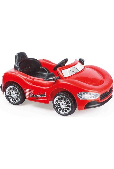 Dolu Leopard Akülü Araba Kırmızı 6V