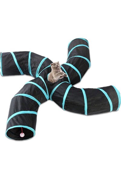Beauty Life Kapalı Kedi Tüneli 4 Yollu Pet Oyun Tüneli Katlanabilir (Yurt Dışından) Beauty Life Kapalı Kedi Tüneli 4 Yollu Pet Oyun Tüneli Katlanabilir (Yurt Dışından)