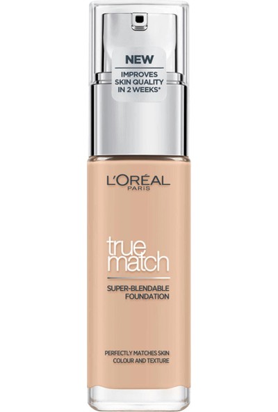 Loreal Paris L'oreal Paris True Match Bakım Yapan Fondöten 2r Rose Vanilla Loreal Paris L'oreal Paris True Match Bakım Yapan Fondöten 2r Rose Vanilla