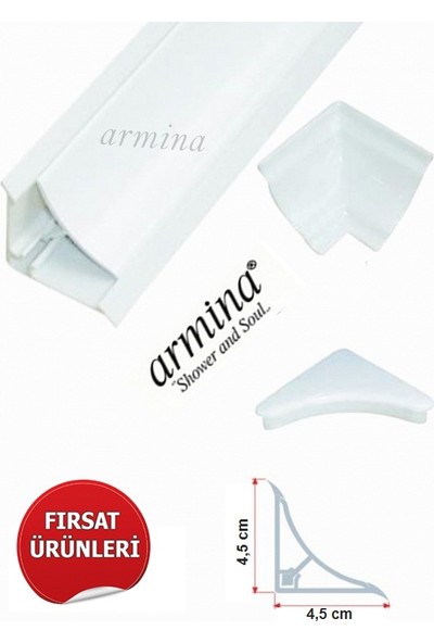 Armina Geniş Küvet ve Duş Teknesi Kenar Çıtası Armina Geniş Küvet ve Duş Teknesi Kenar Çıtası