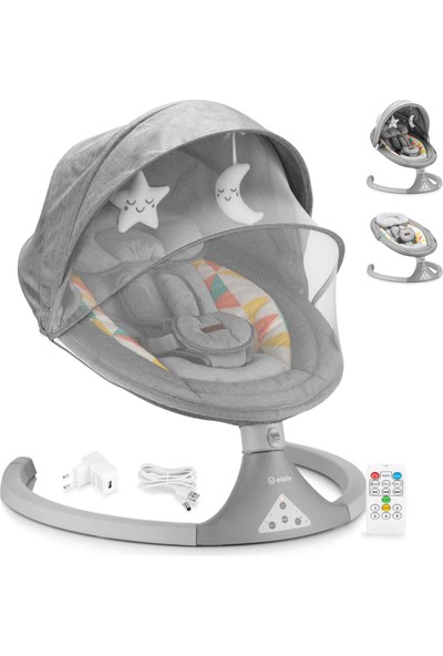 Elele Dormire Elektrikli Otomatik Sallanan Ana Kucağı