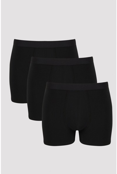 Penti Siyah Dark Basic 3lü Mid Boxer