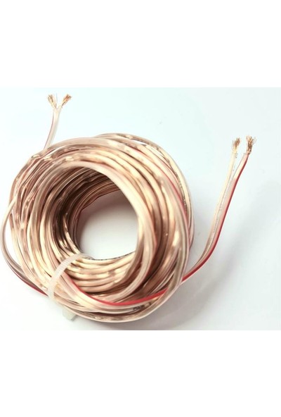 Onli 2X1.50MM Hoparlör Kablosu 20METRE Şeffaf Onli 2X1.50MM Hoparlör Kablosu 20METRE Şeffaf