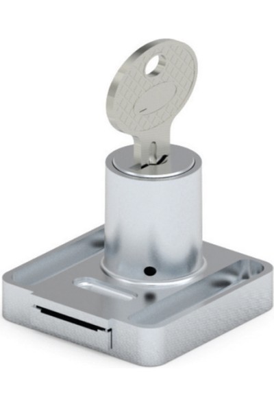 Mesan Çekmece Kilidi-Kare-Krom Kaplama ( 032 ) Mesan Çekmece Kilidi-Kare-Krom Kaplama ( 032 )