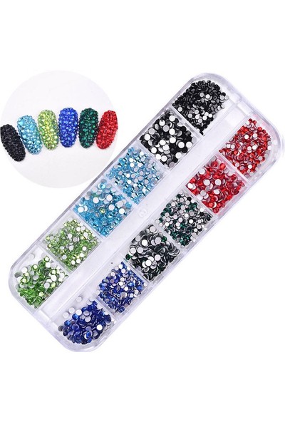 French House Kristal Tırnak Süsleme Taşları