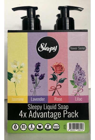Sleepy 4'lü Avantaj Paketi Çiçek Seri 4X300ML