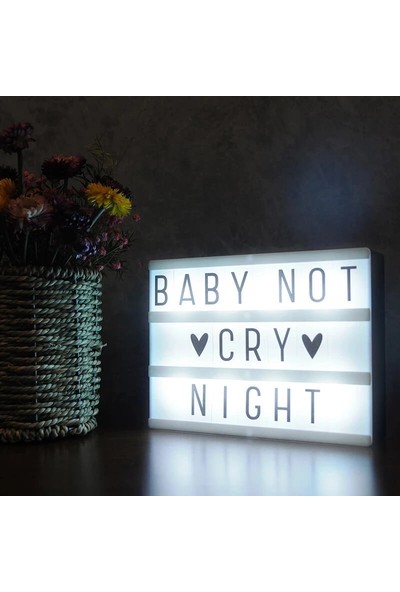 Tecimevi A5 Işıklı Harfli Dekoratif LED Pano Lightbox Tecimevi A5 Işıklı Harfli Dekoratif LED Pano Lightbox