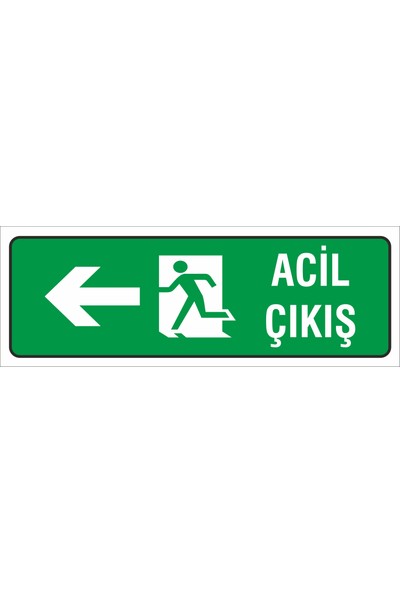 Bornova Dijital Iş Güvenliği Uyarı ve Yönlendirme Levhası (Acil Çıkış Sol) Bornova Dijital Iş Güvenliği Uyarı ve Yönlendirme Levhası (Acil Çıkış Sol)