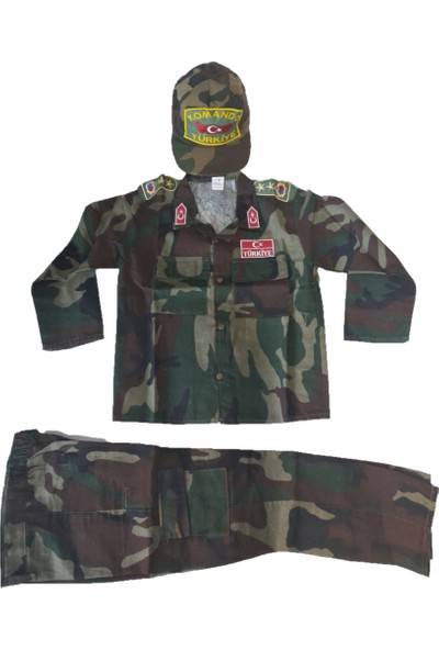 Erteks Tekstil Ertekstekstil Komando Çocuk Asker Kıyafeti 3 Parça Komando Çocuk Askeri Kostümü Erteks Tekstil Ertekstekstil Komando Çocuk Asker Kıyafeti 3 Parça Komando Çocuk Askeri Kostümü