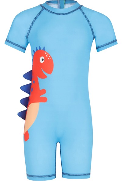 Adasea Dinozor Desenli Bebek Mayo Tulum - Turkuaz Adasea Dinozor Desenli Bebek Mayo Tulum - Turkuaz