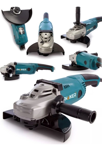 Snaiker Alman 3200 Watt Tam Professıonel Büyük Taşlama Demir Kesme Makinası 180 mm Mavi Snaiker Alman 3200 Watt Tam Professıonel Büyük Taşlama Demir Kesme Makinası 180 mm Mavi