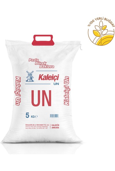 Kaleiçi Un 5 kg (Yerli Buğdaydan Üretilmiştir)