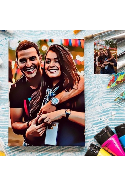 Özgüvenal Kişiye Özel Sanatsal Efektli Kanvas Tablo 30X40-9 Özgüvenal Kişiye Özel Sanatsal Efektli Kanvas Tablo 30X40-9