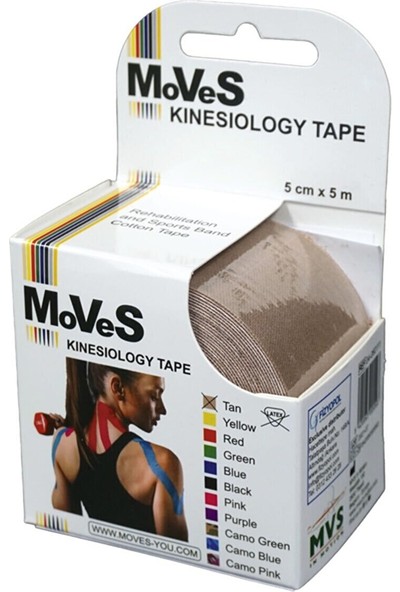 Moves Kinesio Bandı Kahverengi Moves Kinesio Bandı Kahverengi