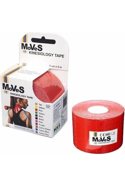 Moves Bandı Kırmızı- Mvs Sporcu Bandı